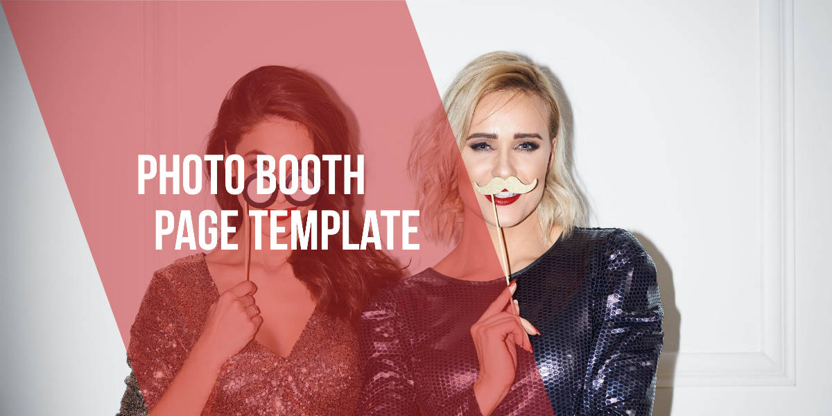 Photo Booth Page Template - Marketing Resources for Photographers