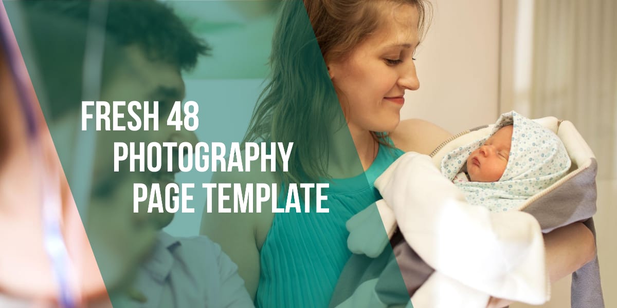 Fresh 48 Photography Page Template - Marketing Resources for Photographers